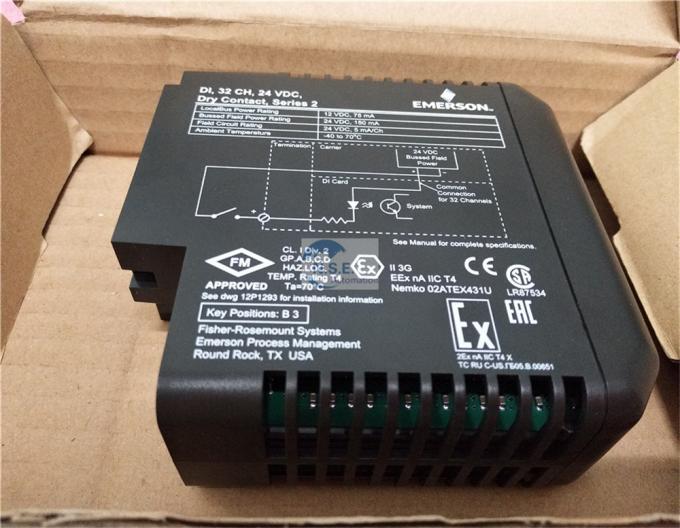 가동 가능한 Emerson Deltav VE4003S2B1 KJ3222X1-BA1 기준 I O 종료 구획